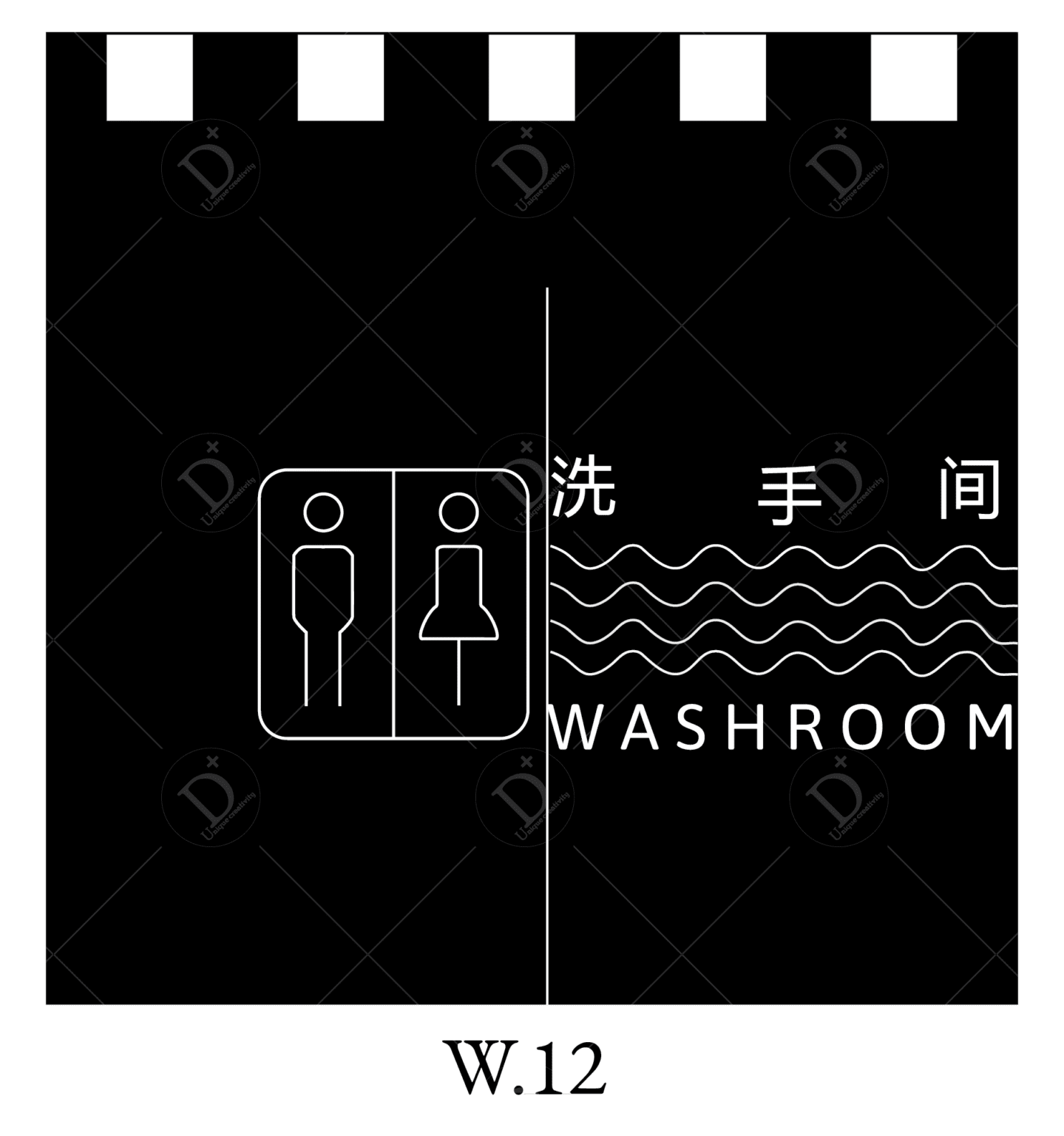 RÈM NOREN HỌA TIẾT - WC, NHÀ VỆ SINH - Rèm Noren